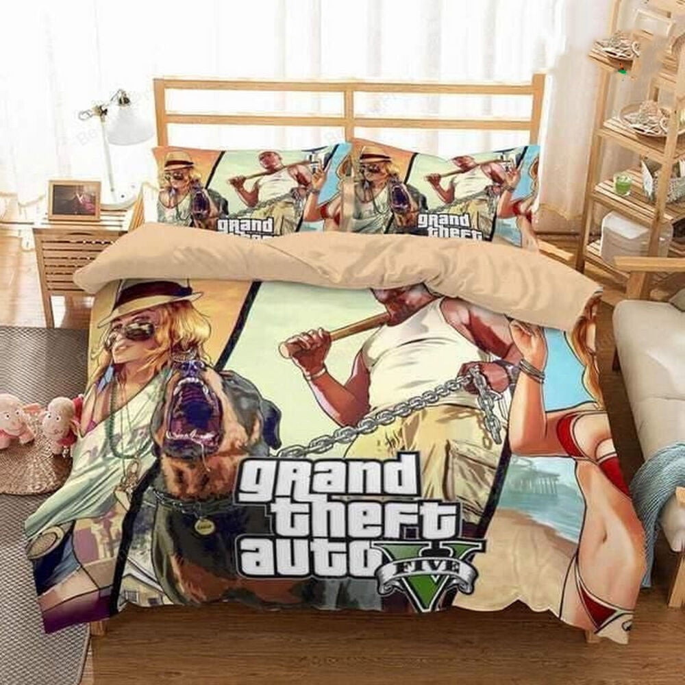 Click here for Yingd Grand Theft Auto Bedding Set Duna Down Duvet... prices