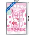 Hello Kitty and Friends - Kawaii Milk Wall Poster, 22.375" x 34" Framed ...