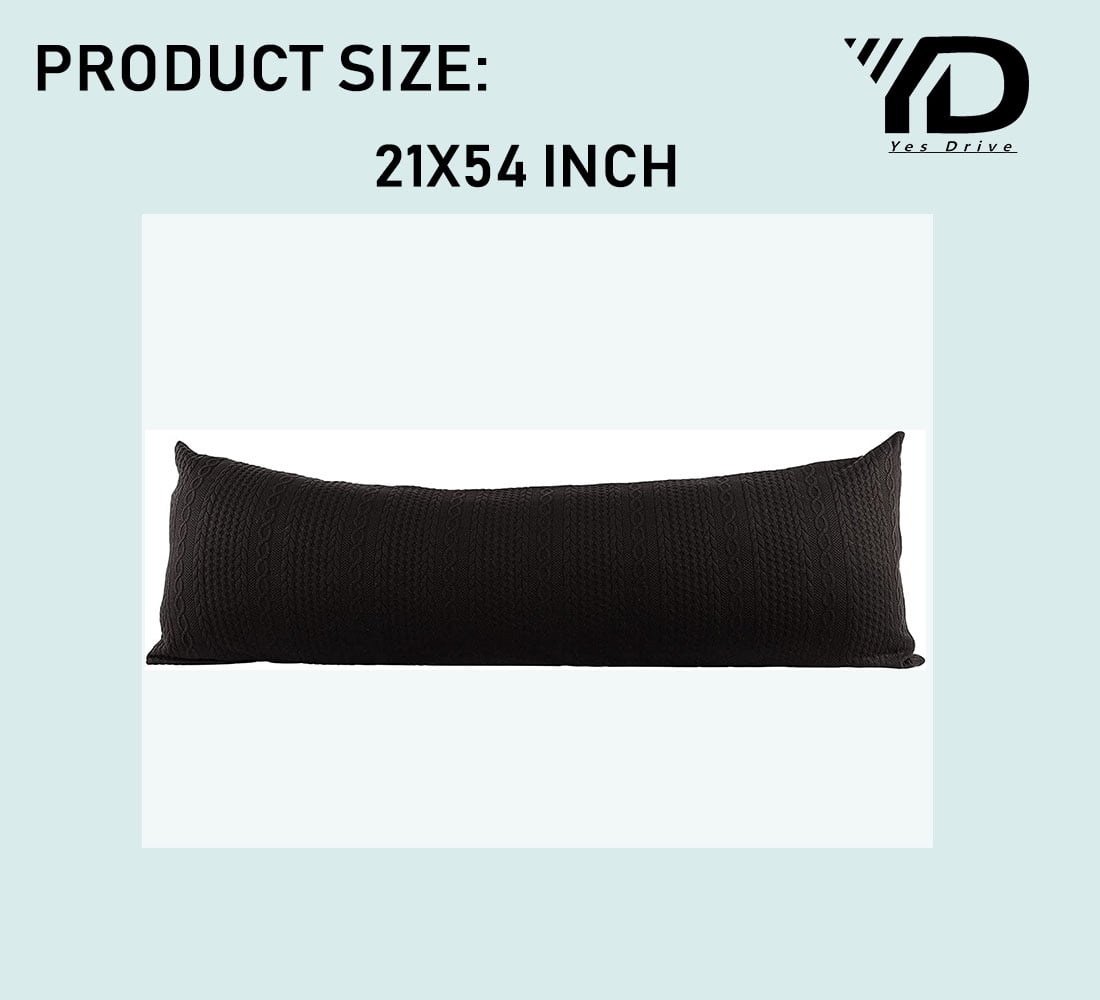 Super Soft Body Pillow Cover/Pillowcases with Hidden Zipper Closure ...