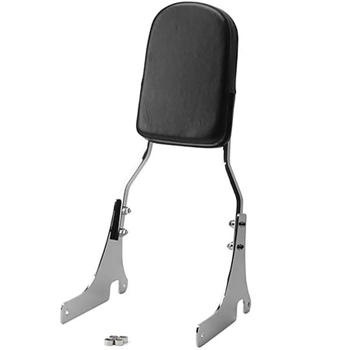 Click here for Krator Backrest / Sissy Bar With Leather Pad Back... prices