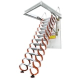 Orange Attic Pull Down Ceiling Ladder Stairs Hidden Telescopic Folding ...