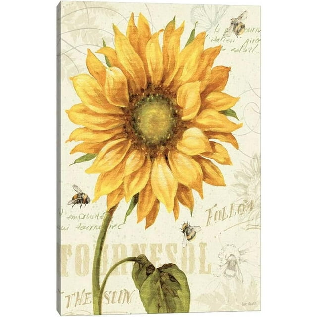 Sunflower Wall Art - Sunflower Canvas Wall Decor, Sunflower ...