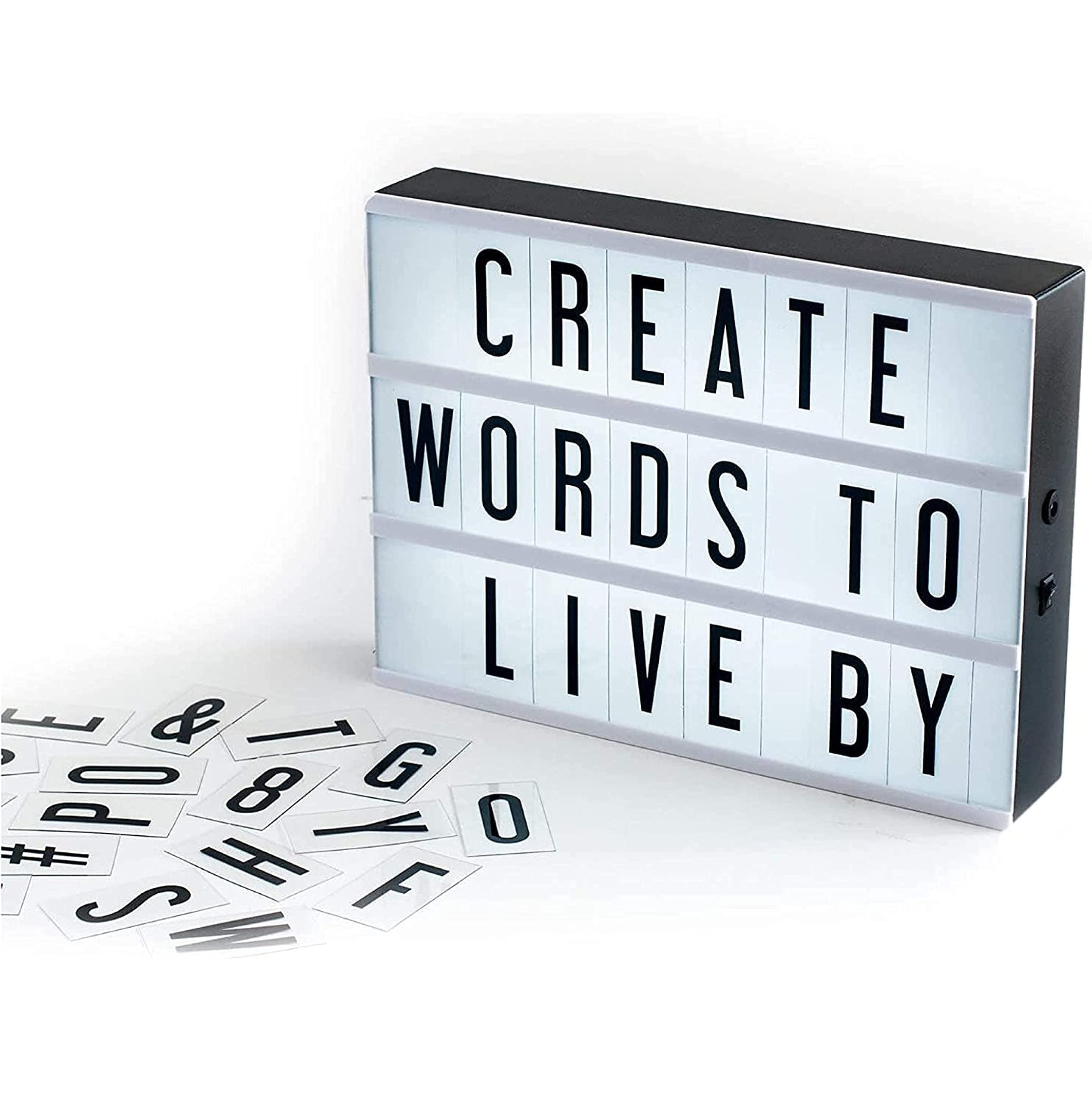 My Cinema Lightbox - Cinema Light Box, 12"x9" - Light Box with 100 ...