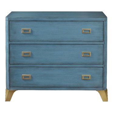 Dover Traditional Two Drawer Accent Chest, Distressed Gray - Walmart.com
