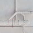 6Pcs Square Tube Clamps Pipe Support Base U Brackets Metal Tube Mount ...
