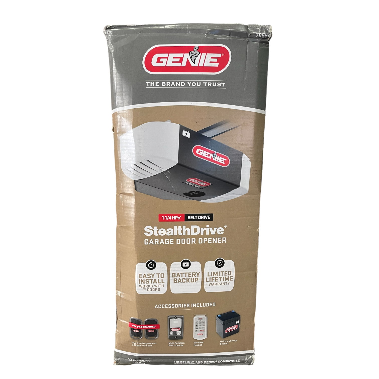 Genie StealthDrive 750 1-1/4 HP Belt Drive Garage Door Opener - Walmart.com