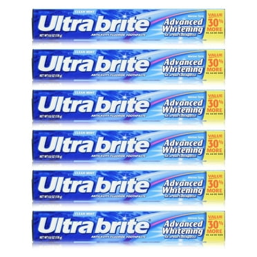 Ultra Brite Advanced Whitening Toothpaste, Fresh Breath, Teeth Whitener ...