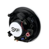 Saga Sound 6.5" 2-Way In-Ceiling Speakers (Pair, White, New) - Walmart.com