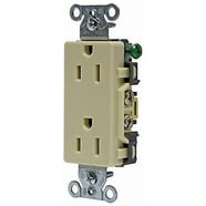 Receptacle Hospital Grade 4-Plex 20A 125V 5-20R Ivory - Walmart.com