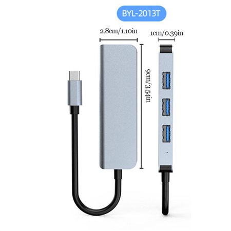 4 in 1 USB3.0 Type-c Hub Multi-slot High Data Transferring Tool ...