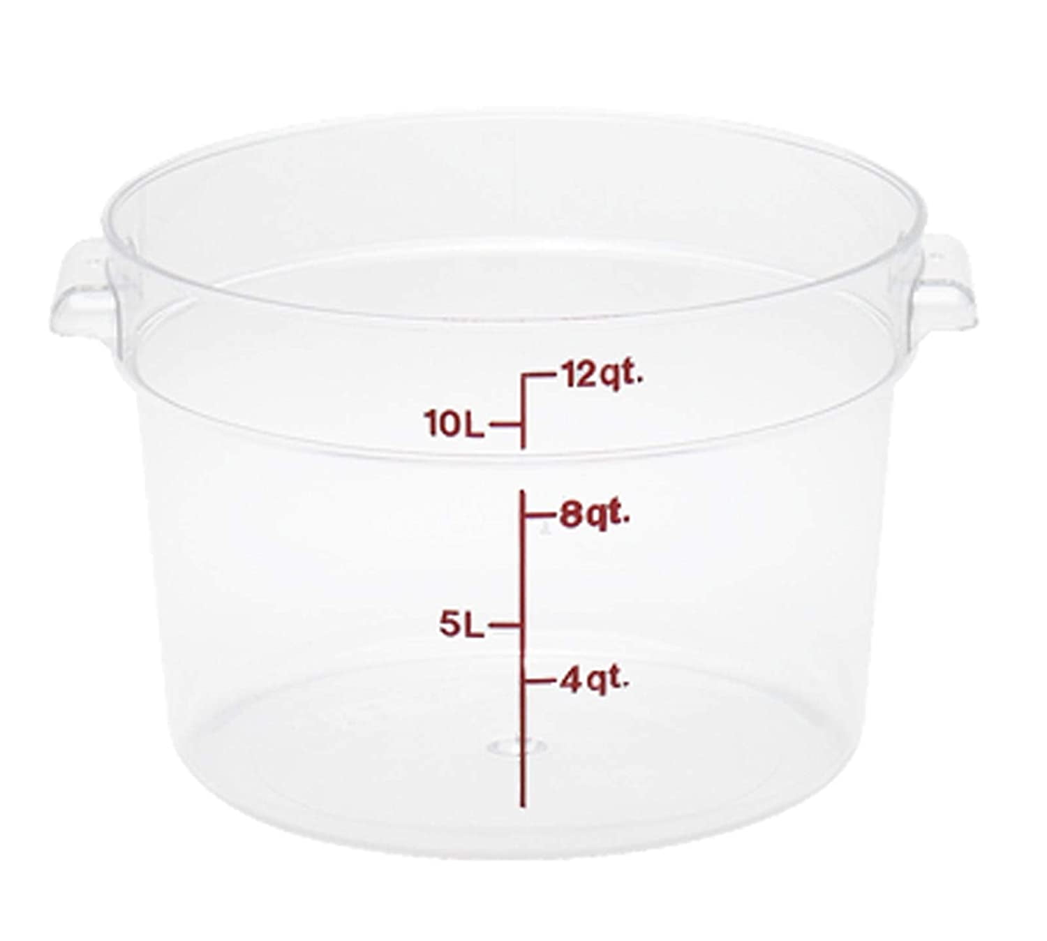 Cambro RFS12148 White Poly Round 12 Qt Container - Walmart.com