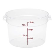 Cambro Clear Round Food Storage Container 12QT - Walmart.com