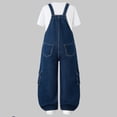 ATOYSOY Kids Girls Denim Overalls With Cargo Pockets Adjustable Straps ...