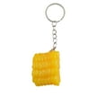 4 Pcs Simulation Food Key Chain Corn Shape Keychains Kelp Pendant ...