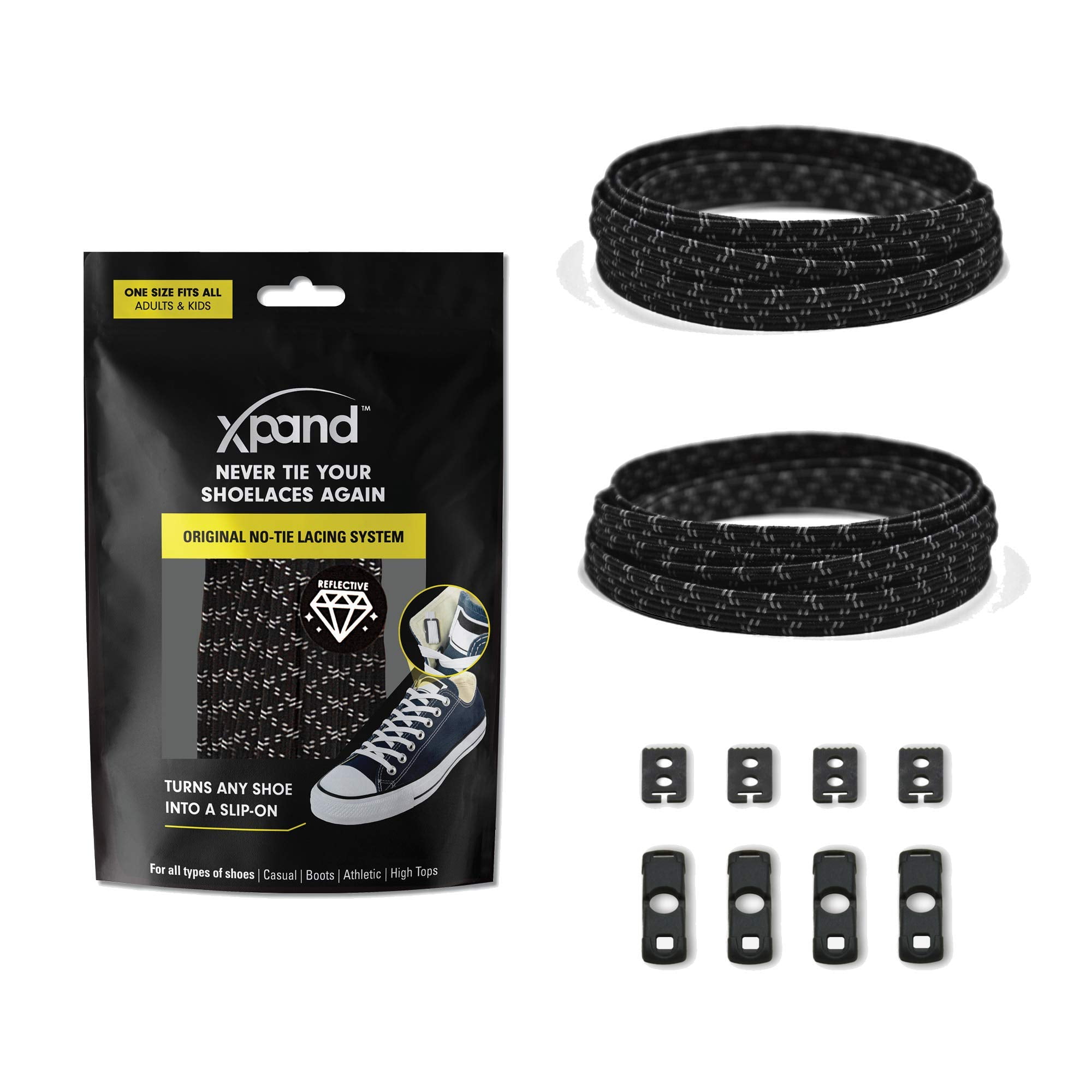 Click here for Xpand No Tie Shoelaces System With Elastic Laces -... prices