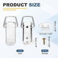 Uxcell 4 Pcs 0.8 Inch Cold-rolled Steel Spring Loaded Toggle Latch ...