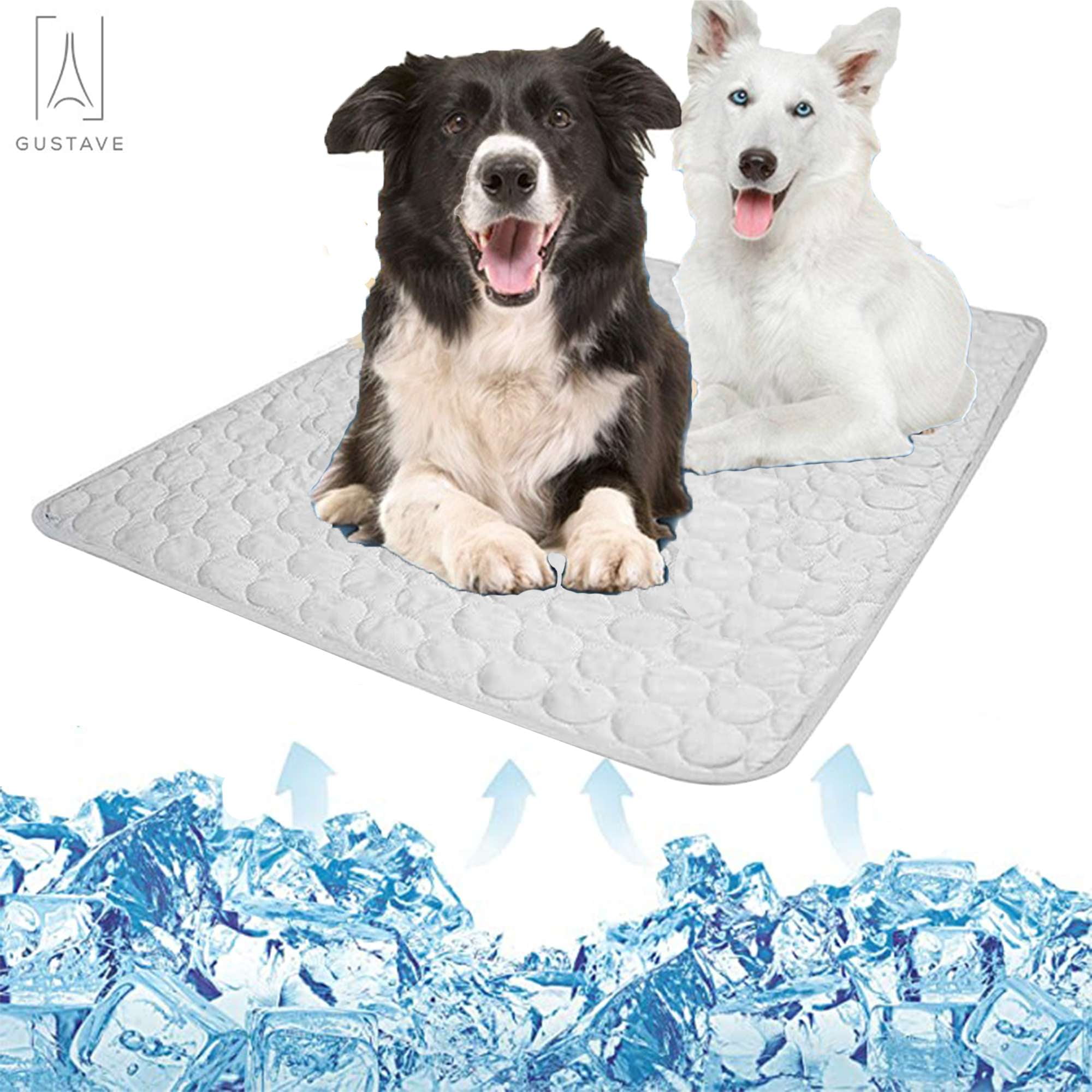 Gustave Pet Cooling Mat for Kennel Sofa Car Seats Dog Cat Bed Mattress ...