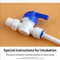 Compactness Polyethylene 2 Part Valves Lightweight & Strong Plumbing ...
