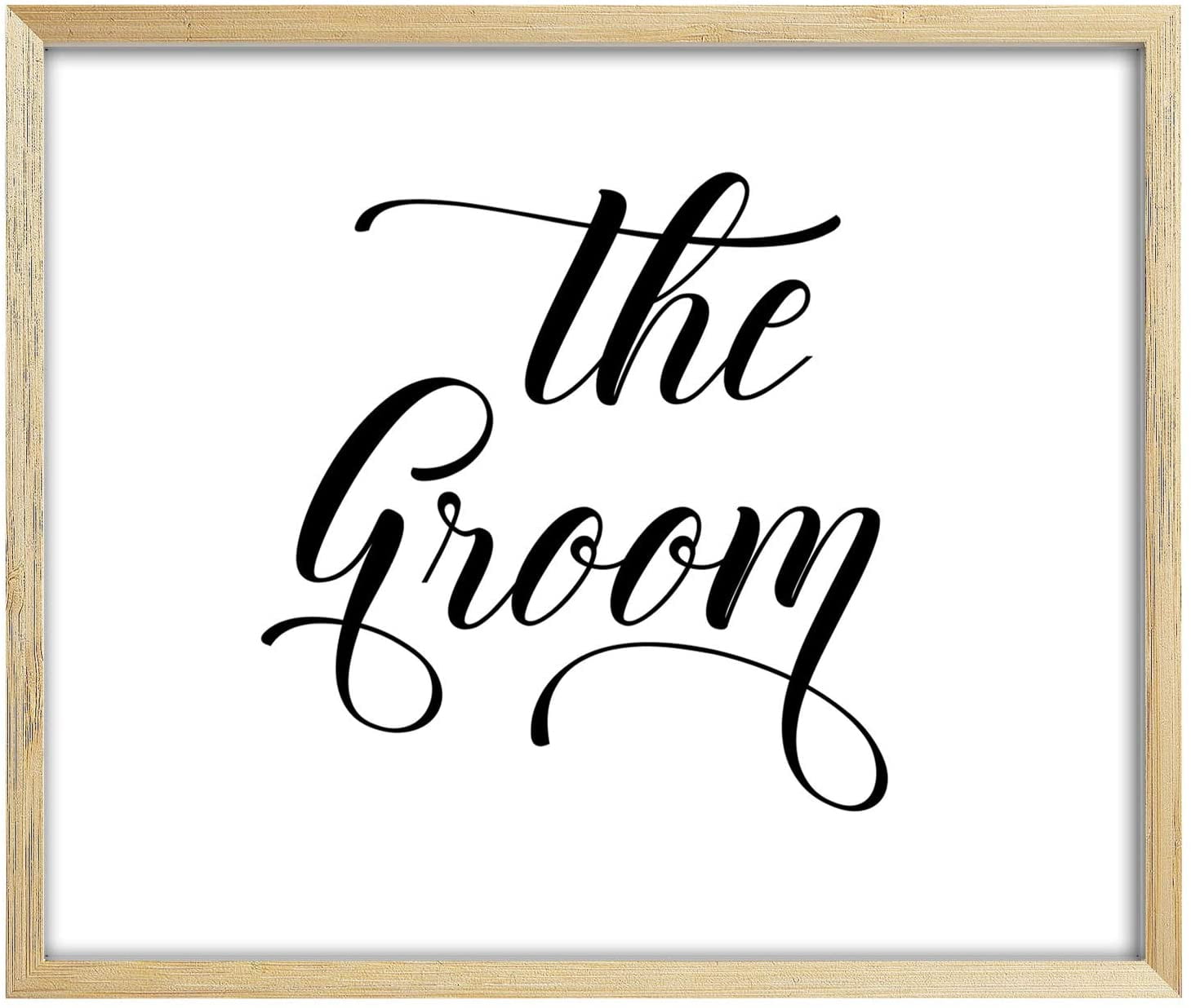 The Groom Sign Party Print Wedding Décor Signage (Frame Not Included ...