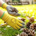 4-Pair Gardening Gloves Breathable Yard Work & DIY Safety Gloves ...