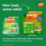 Zyrtec 24 Hour Allergy Relief Antihistamine Capsules, 25 count ...