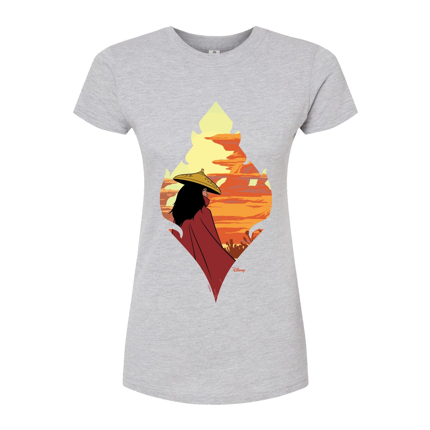Raya and the Last Dragon - Raya Silhouette - Juniors Fitted Graphic T ...