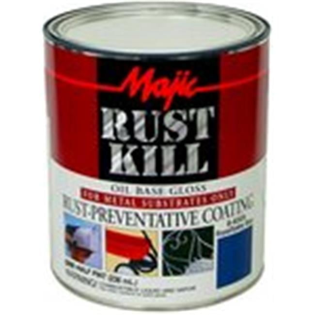 Majic Paints 8-6014-4 0.5 Pint Aluminum Rust kill Enamel - Walmart.com