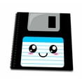 3dRose Kawaii Cute Happy Floppy Disk - Retro Ninties computer disk ...