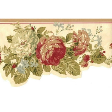 Trimz Country Kitchen Red Apple Wallpaper Border Wall Decor, Room Décor ...