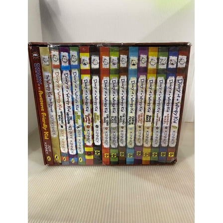 Diary Of A Wimpy Kid (1-15 Box Set) (Paperback) by Kinney Jeff ...