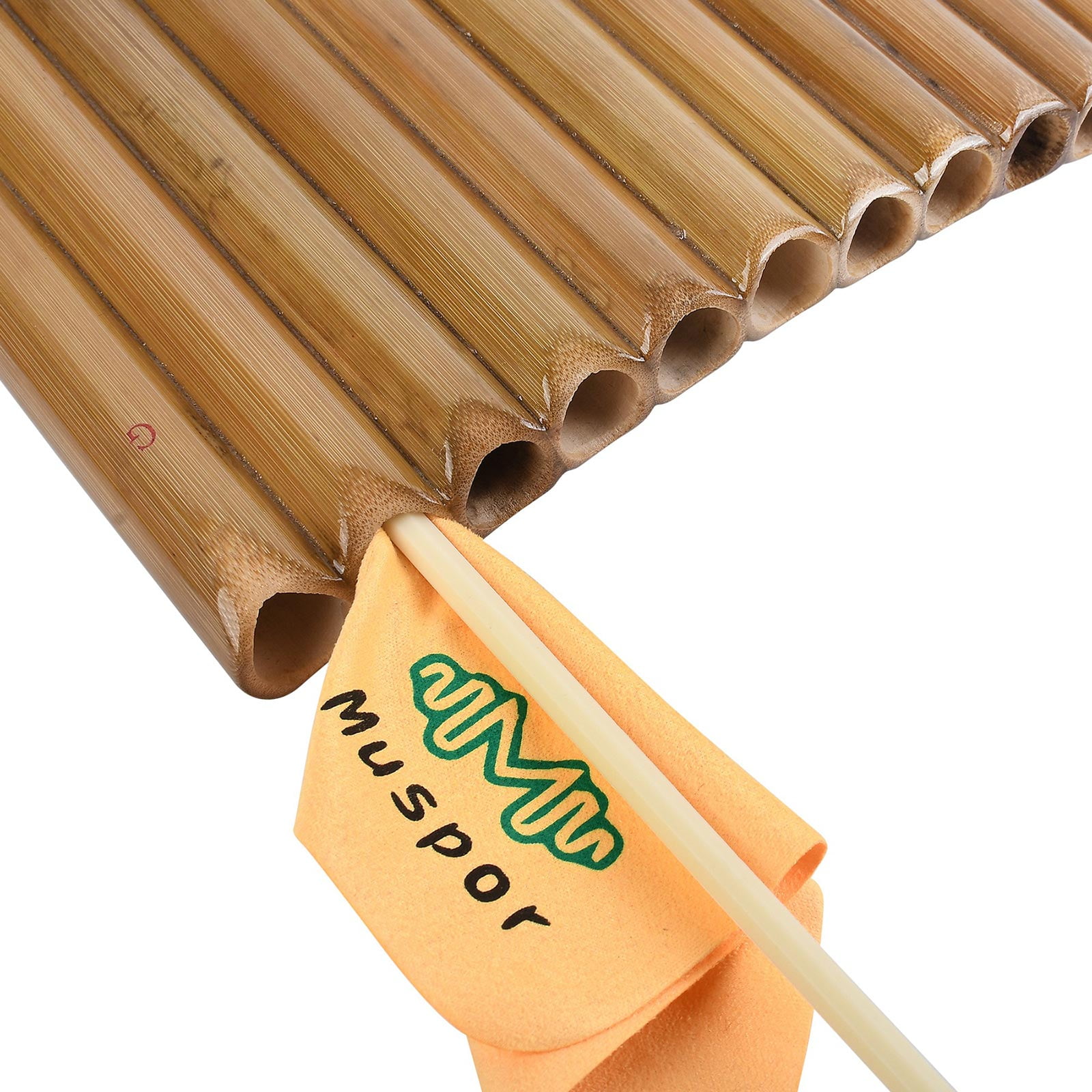 Buy Dasbsug 15 Pipes Brown Pan Flute G Key Chinese Traditional Musical ...