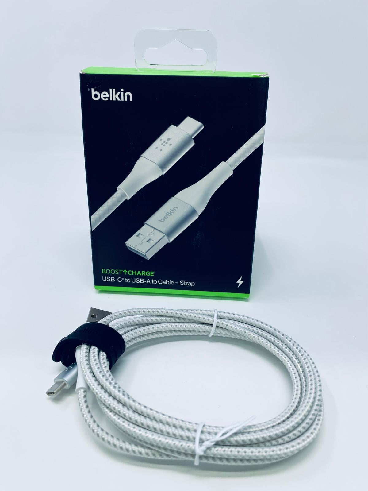 Open Box Belkin Boost Charge Braided USB‑A a USB‑C - Walmart.com