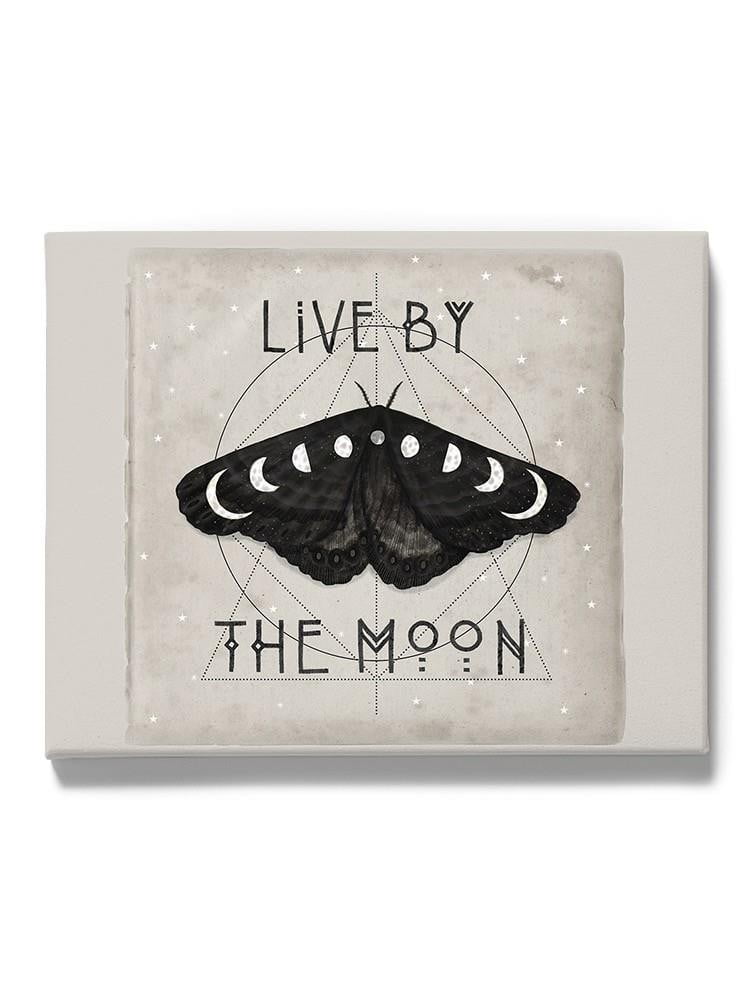 Live By The Moon. I Wrapped Canvas -Victoria Borges Designs, - Walmart.com