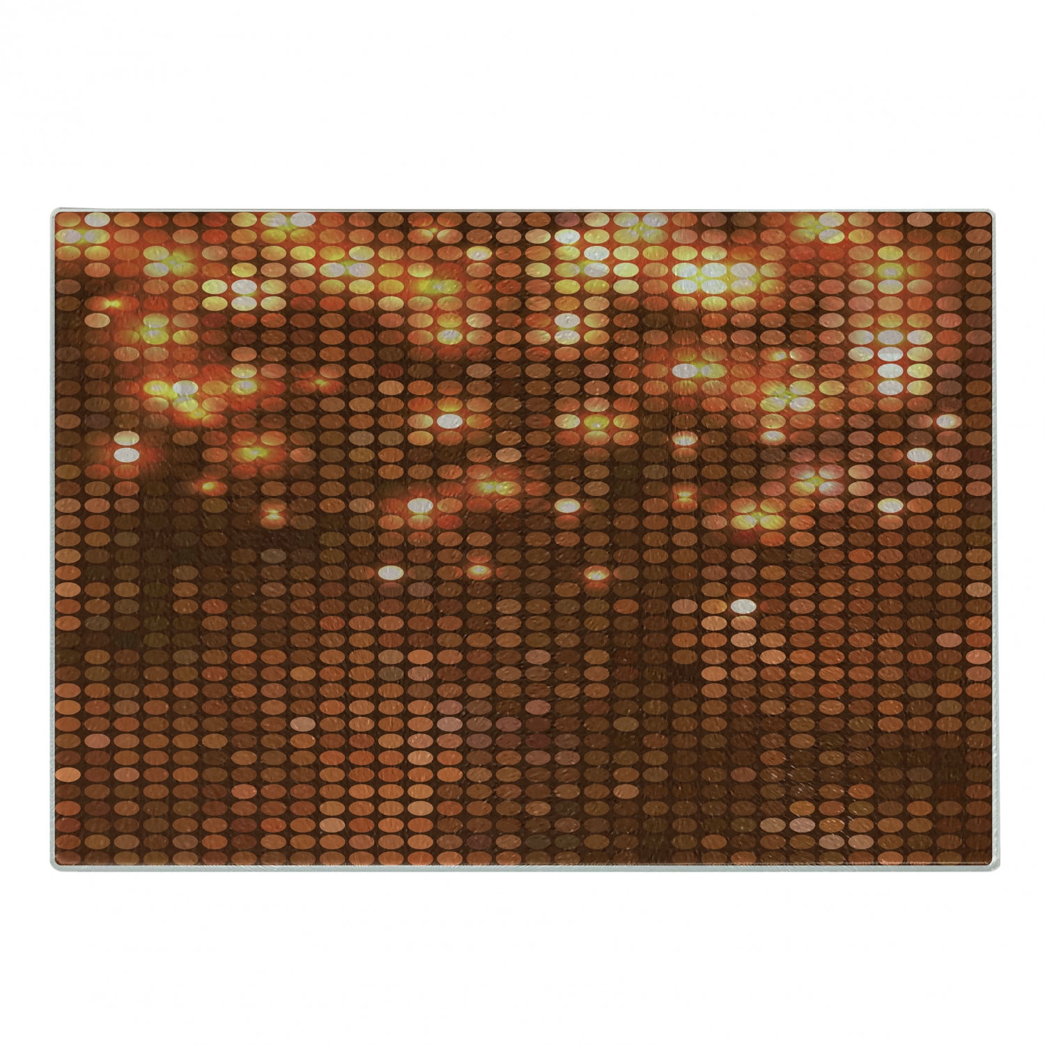 Abstract Cutting Board, Symmetric Dots Pattern Vivid Color Details ...