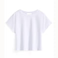 Bmisegm Girls T Shirts Kids Basic Solid Color Short Sleeve T Shirt for ...