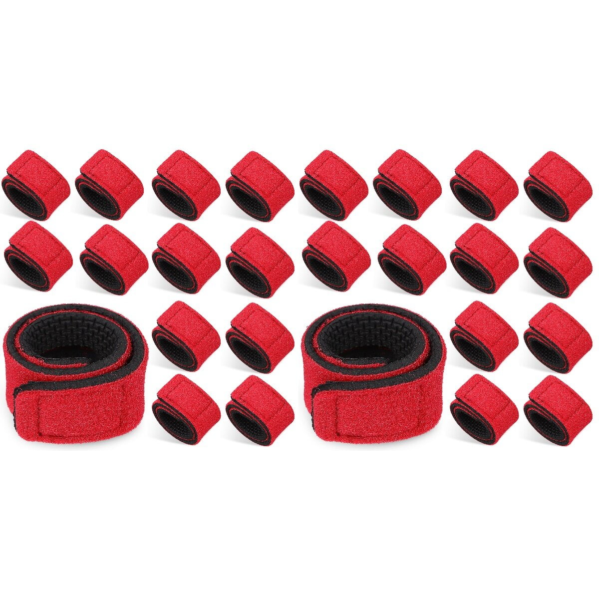 20 Pcs Fishing Rod Wraps Elastic Fishing Pole Straps Fishing Rod ...