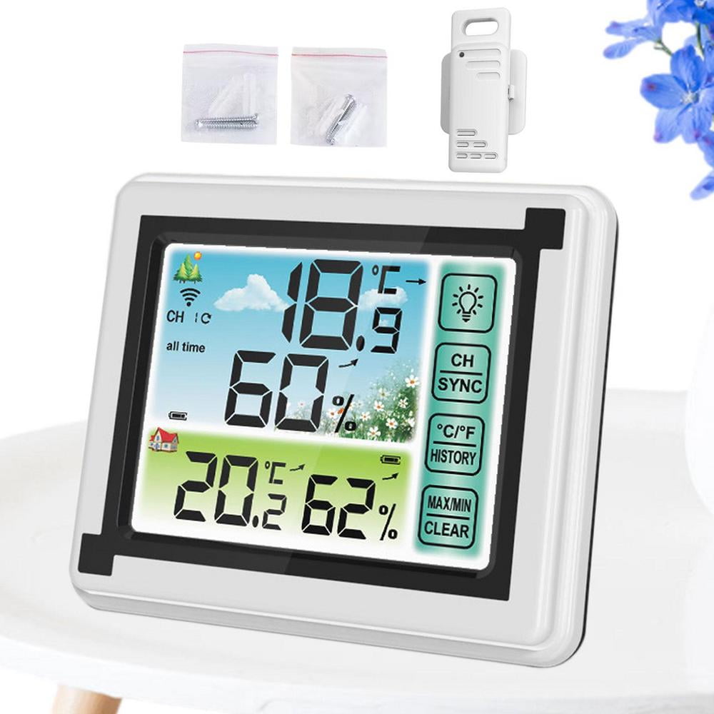 Laideyi Thermometer for Room Temperature Digital Outdoor Temperature ...