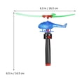 9pcs Flying Helicopter Toys Pull String Flying Toys Helicopter Figures ...
