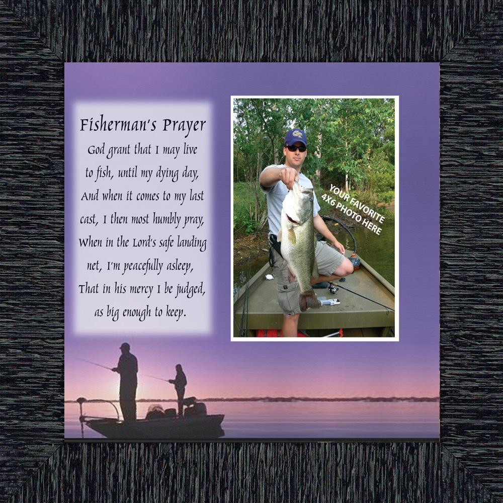 A Fisherman's Prayer, Fishing Gifts, Beach, Boating or Fishing Decor ...