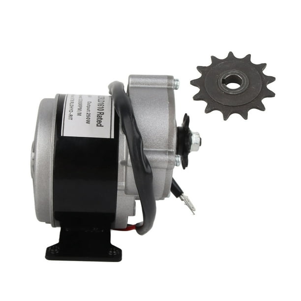 24 Volt 350 Watt Gear Reduction Electric Motor 24V 250W Gear Reduction ...