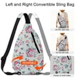 CHAOYUNYI Rope Sling Bag for Women Crossbody Chest Bag Convertible from ...