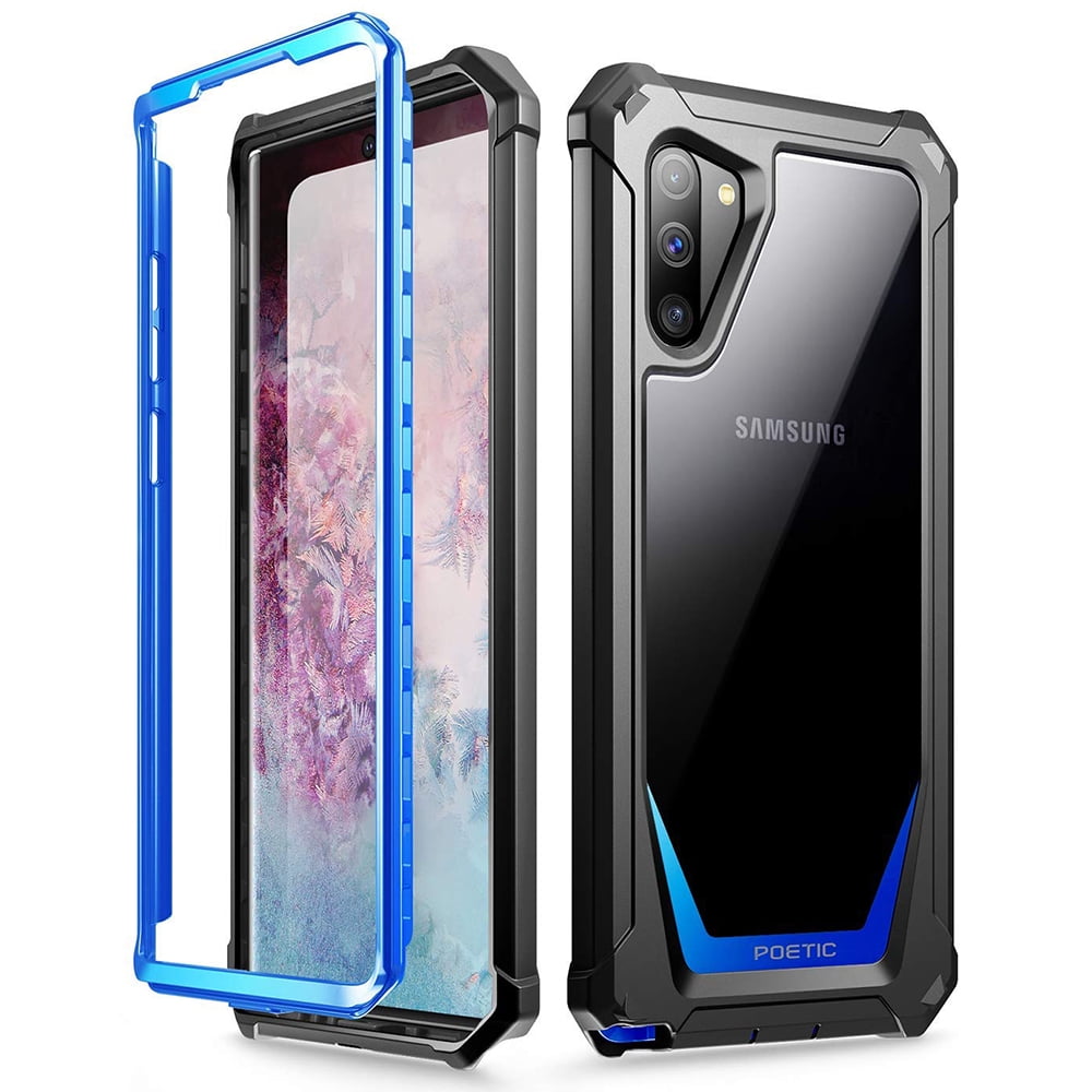 Poetic Galaxy Note 10 Rugged Clear Case, Full-Body Hybrid Bumper Cover ...
