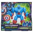 Marvel Avengers Mech Strike Toys: Battle-Ready Captain America Monster ...