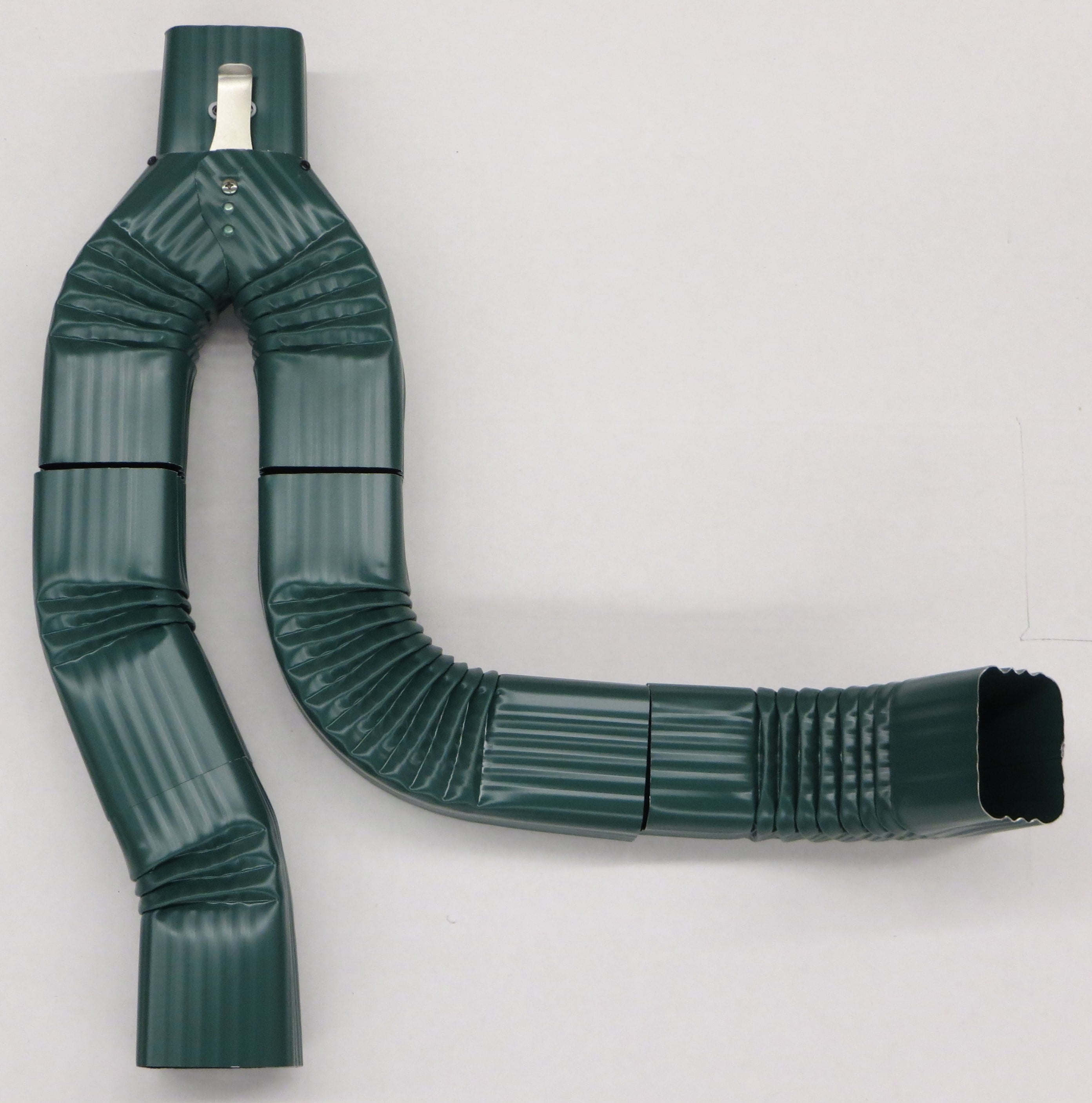 Offset Downspout Diverter for Rain Barrels (3X4, GRECIAN GREEN ...