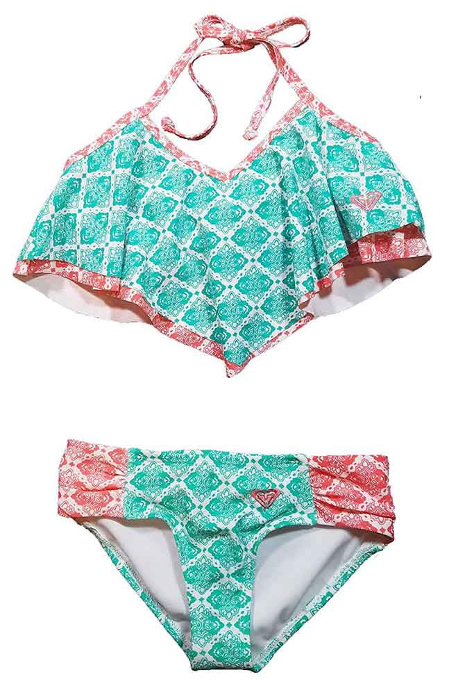 Roxy Girls' 2-piece Swim Set - Walmart.com