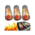 Rolling Grill Basket for Outdoor BBQ, Stainless Steel Cylinder Barbecue ...