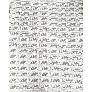 Romex Textiles Polyester Spandex Precut Mesh Fabric with Flower ...