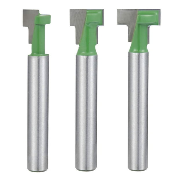6mm Shank T-Track T-Slot Router Bits Professional Woodworking Cutting ...
