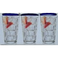Libbey Glass Tumbler with Blue Rim - Walmart.com