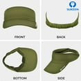Sukeen Cooling Visor Hat UV Protection Sun Visor Stretchy Sports Tennis ...